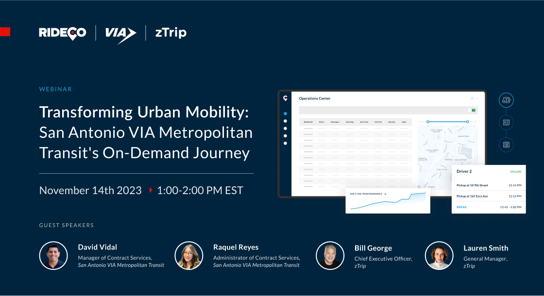Transforming Urban Mobility: San Antonio VIA Metropolitan Transit's On-Demand Journey